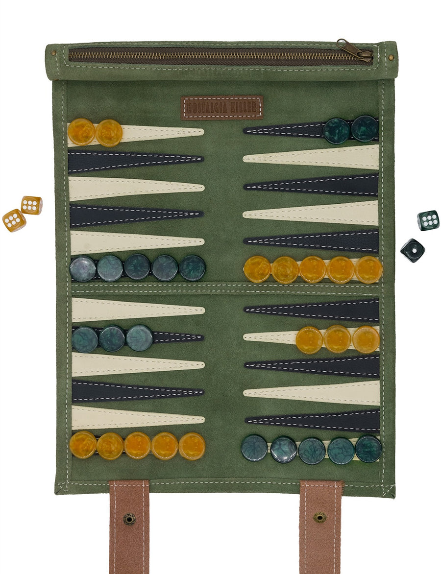 Leather Travel Backgammon Board – Nostalgia Killer